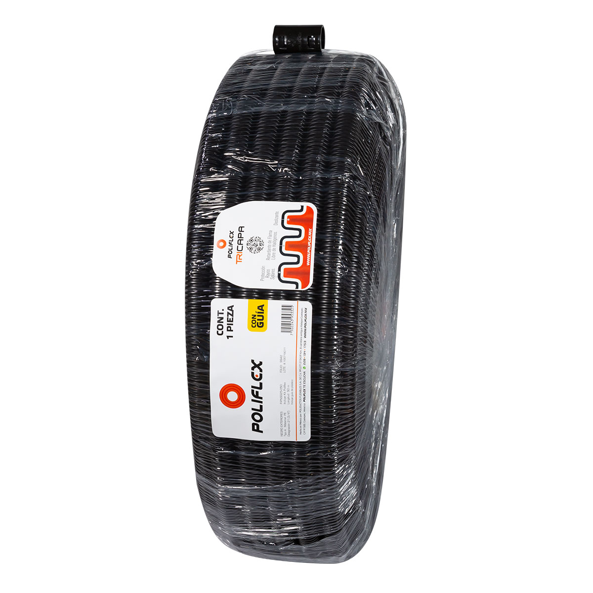 Poliducto Negro para exteriores vista 360| Poliflex